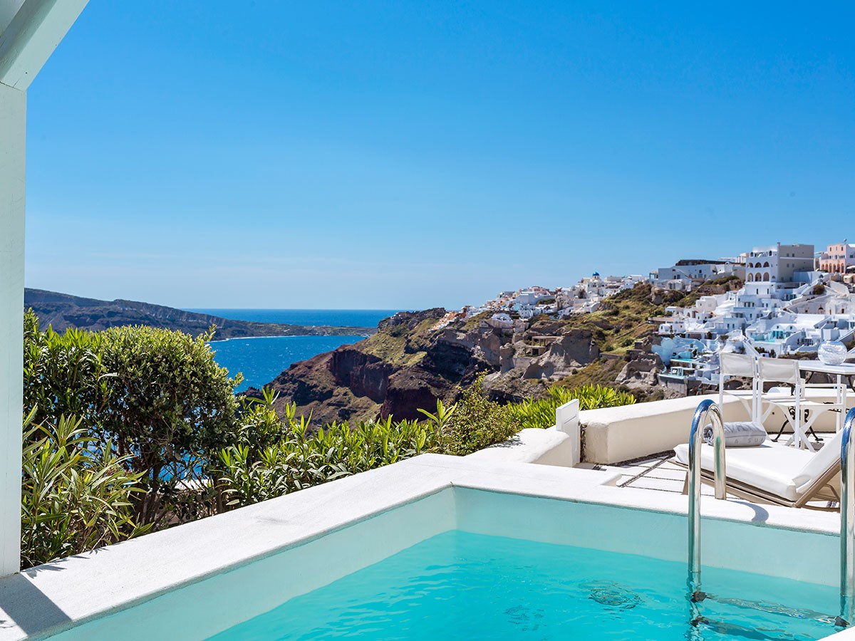 Top 10 des villas et chambres d'hôtel avec piscine privée en Grèce par ...